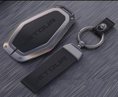 Nickel Leather Remote Key Cover For Jetour X95 – N Auto Express